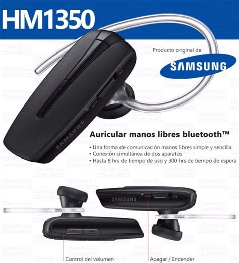 Auricular Manos Libres Samsung Bluetooth Hm1350 53900 En Mercado Libre