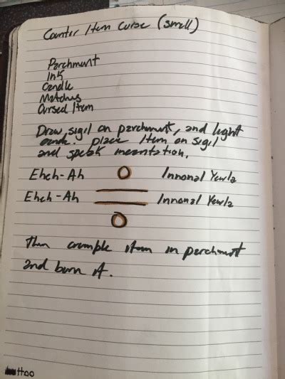 When I First Started My Grimoire My Sigil Making Tumbex