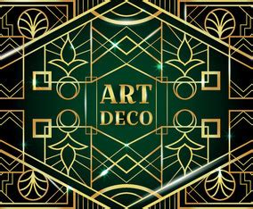 Art Deco 379 Free Vectors To Download Freevectors