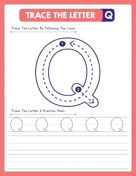English Uppercase Letter Tracing Handwriting Worksheet And Arrow