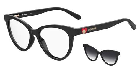 Moschino Love Mol051cs 807 9o 52 Black Dark Grey Lenses