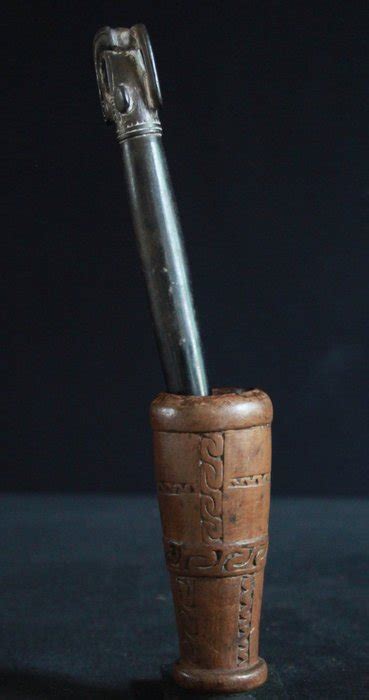 Betel Nut Mortar With Pestle 2 Wood Massim Papua Catawiki