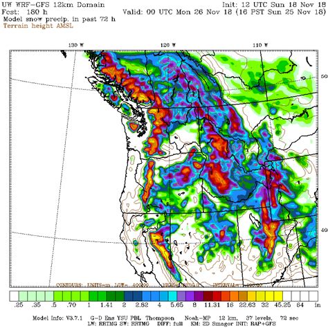 Cliff Mass Weather Blog Finally Heavy Rain Wind And Snow Headed For