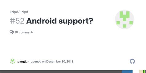 android support · issue 52 · lldpd lldpd · github