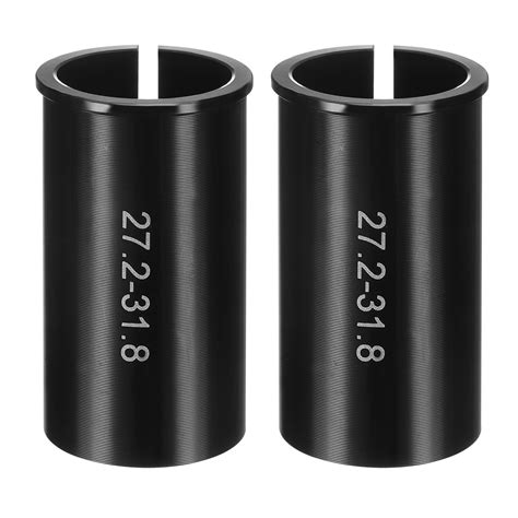 2pcs Uxcell Alloy Bike Seat Post Reducer Shim 272mm To 318mm 60mm