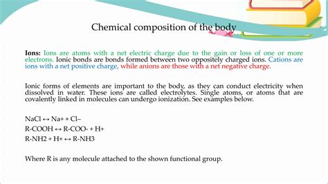 Chemical Composition Of The Bodypptx