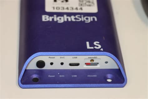 Brightsign Ls424 Media Player Ps Auction We Value The Future Largest In Net Auctions