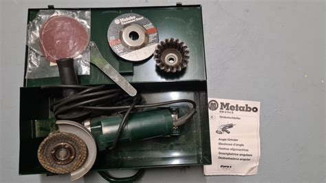 Metabo Winkelschleifer Ew6114s Inkl Metallkoffer Gebraucht In