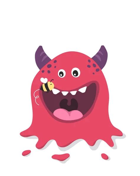 Gelatin Monster Imágenes De Stock De Arte Vectorial Depositphotos
