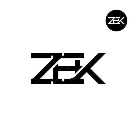 Premium Vector Zek Logo Letter Monogram Design