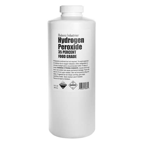 Hydrogen Peroxide 35 Food Grade Blubonic Industries