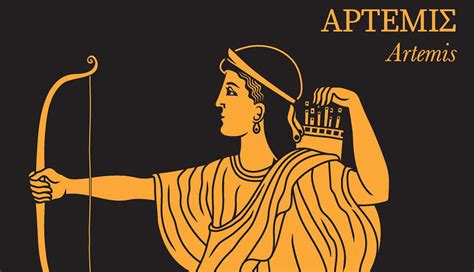 Greek Goddess Who Shot Arrows Artemis Symbol Bow And