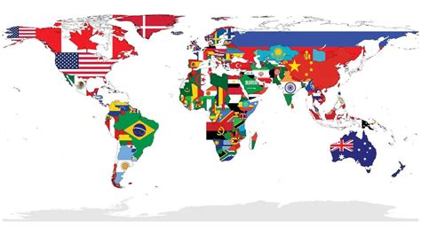 World Map Flag Vector Art Icons And Graphics For Free Download