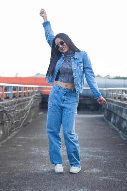 Premium Photo Full Length Body Size View Of Smart Girl And Cheerful