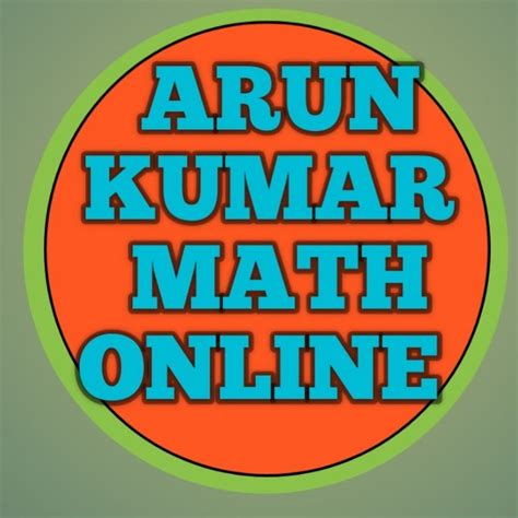 Arun Kumar Math Online Youtube