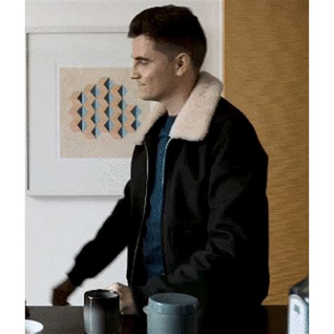 Phil Dunster Ted Lasso S03 Jamie Tartt Jacket With Fur Collar