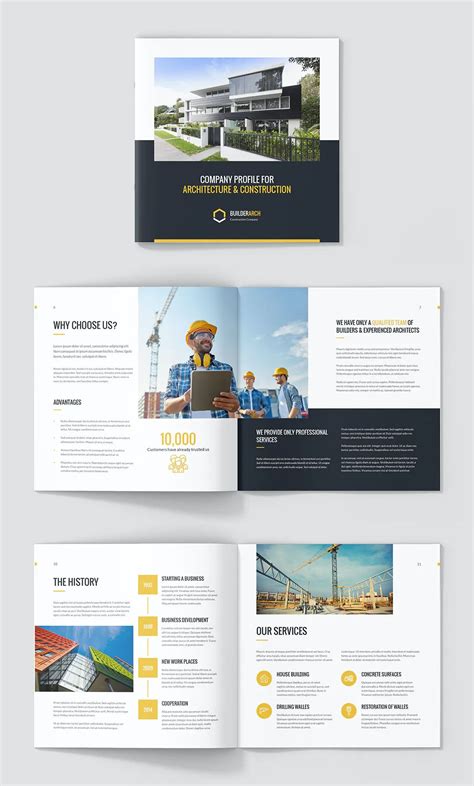 Construction Company Profile Template Artofit