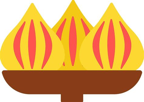 Amarillo Y Rojo Modak Plato Icono En Plano Estilo 24556814 Vector En Vecteezy