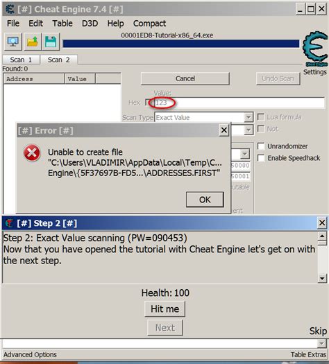 Cheat Engine View Topic Feature Request Copy Results To Other Tab
