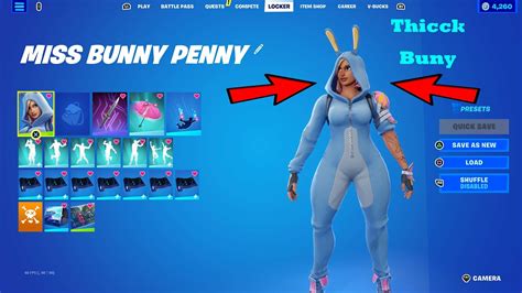 Trying To Get A Win With The New Miss Bunny Penny Skin In Fortnite