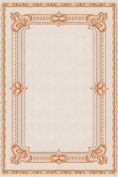 Symmetrical Ornate Frame With Decorative Motifs Premium Ai Generated Vector