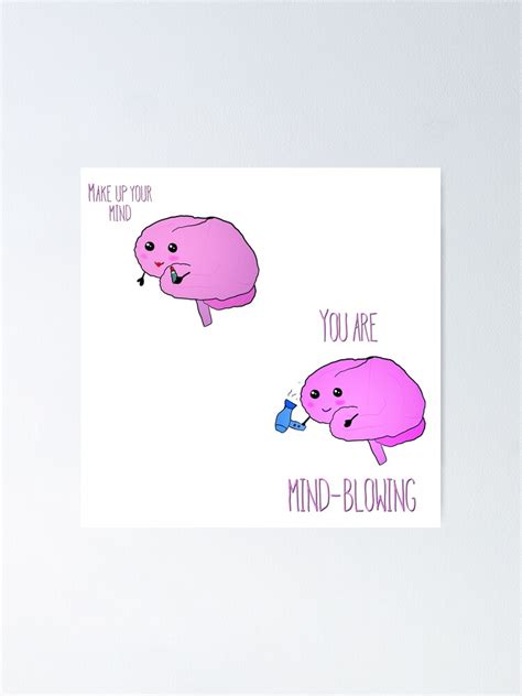 Brain Jokes Poster For Sale By Tamm Art Redbubble