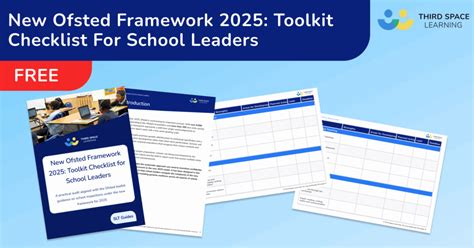 Free New Ofsted Framework 2025 Toolkit Checklist Third Space Learning