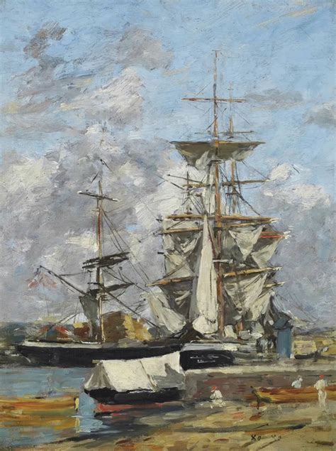 Eugene Boudin 欧仁·布丹 法国 1824 189 高清图片，堆糖，美图壁纸兴趣社区