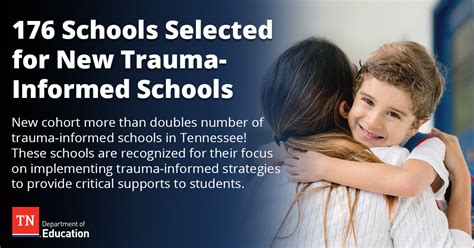 Tdoe Selects 176 Schools For New Trauma Informed Schools Cohort