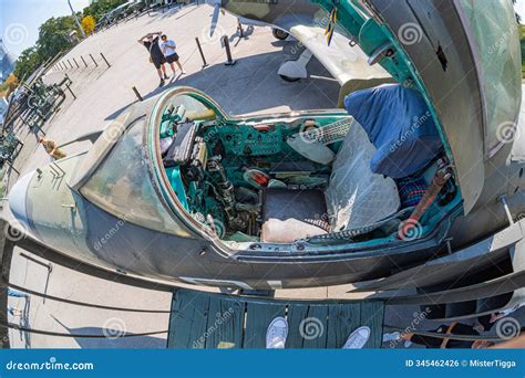 The Dashboard In The Cockpit Of An 30 An Aerial Cartography Aircraft