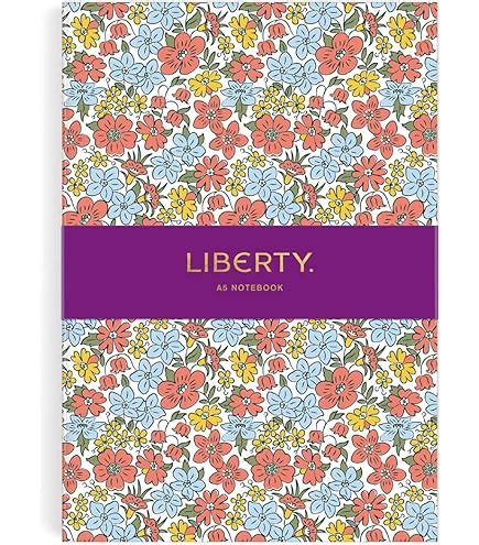 Premium Writing Journal Galison Liberty A5 Journal Floral Pattern