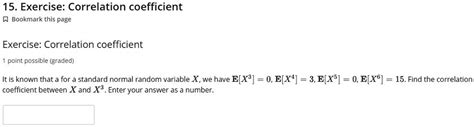 15 Exercise Correlation Coefficient Bookmark This Page Exercise