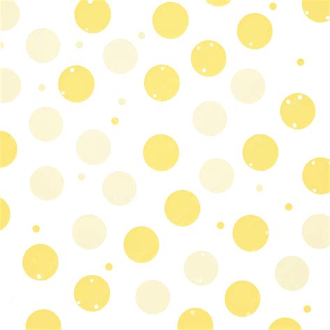 Yellow Cream Polka Dot Color Pattern Background Yellow Polka Dot Png