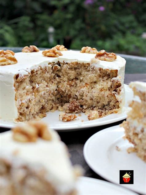 Walnut Cake Is A Deliciously Easy Recipe The Cake Is So Soft And Fluffy