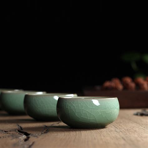 5 Colors Geyao China Porcelain Coffee Cup Ge Kiln Grandado