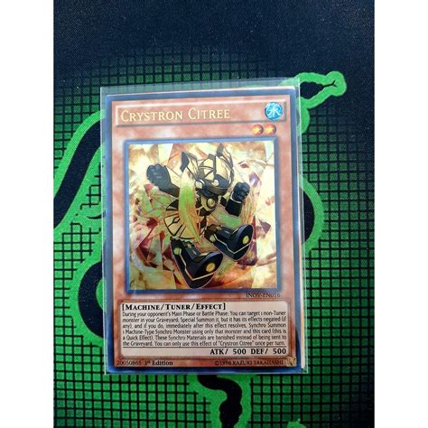 [ Đỗ Lạc Shop ] Thẻ Bài Mint90 Yugioh Monster Crystron Citree Ultra Shopee Việt Nam