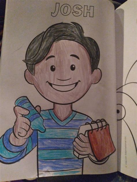 My Coloring Of Josh From Blues Clues By Mountainfanatic On Deviantart