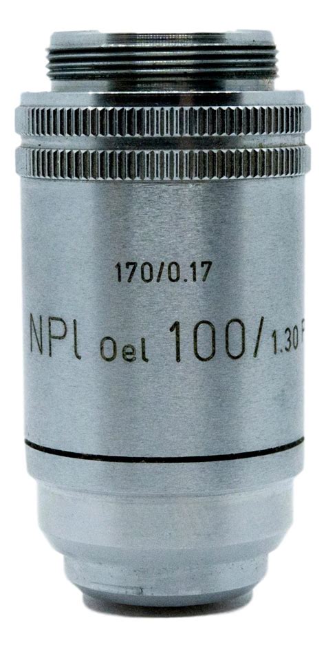 Leitz 100x Npl Oil Objective Microscope Central