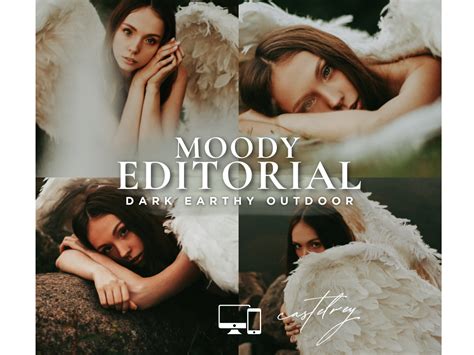 Moody Editorial Presets For Lightroom And Mobile Dark Earthy Tones