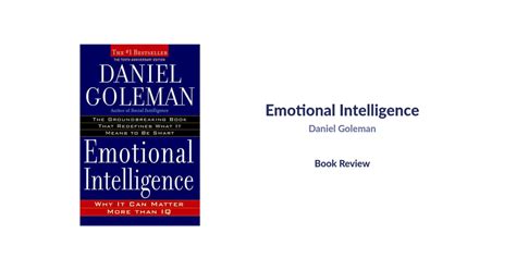 Emotional Intelligence A Review Of Daniel Golemans Book Factober