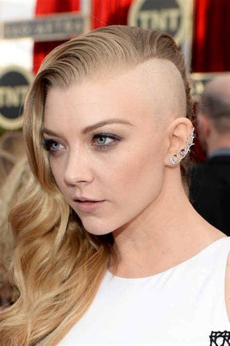 Natalie Dormer Shaved Undercut Hairstyle Strayhair