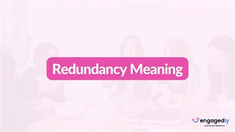 Redundancy Meaning