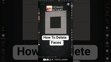 how to delete faces in nomad sculpt tips tutorials and help nomad