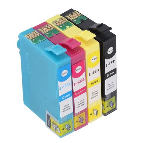 Ink Cartridges Clear Print 4x Bk C M Y High Yield Printer Ink