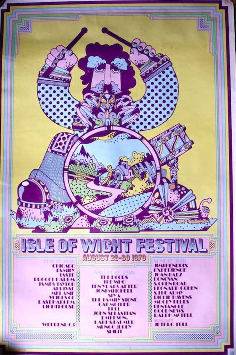 Isle Of Wight Festival Poster 1970