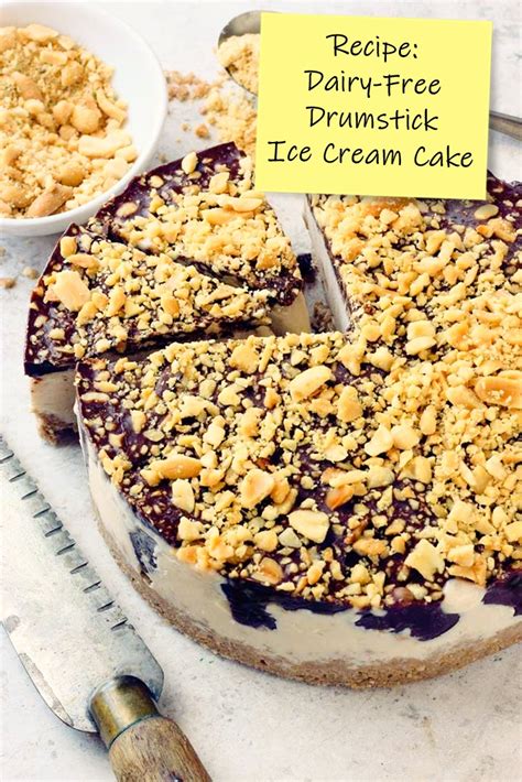 Dairy Free Drumstick Ice Cream Cake Recipe