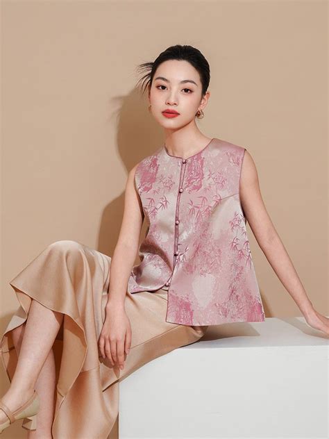 New Arrival High Class Spring Summer Classic Chinese Tang Woman Vest