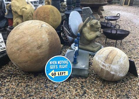 Limestone Ball Large Landmark Architectural Salvage