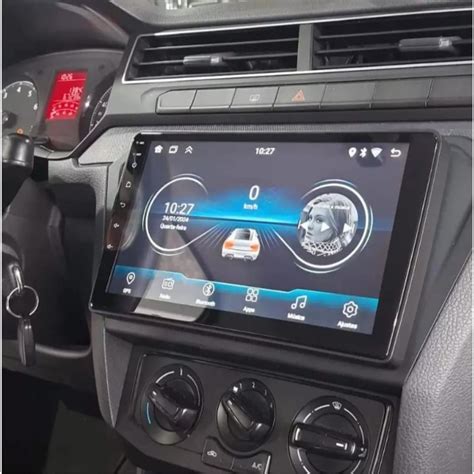 Moldura 2 Din Flutuante Multimidia 9 Polegadas Gol Voyage Saveiro G7 G8 G9 Amarok Jetta Tiguan