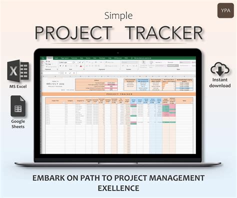 Simple Project Tracker Spreadsheet Workload Tracker Project